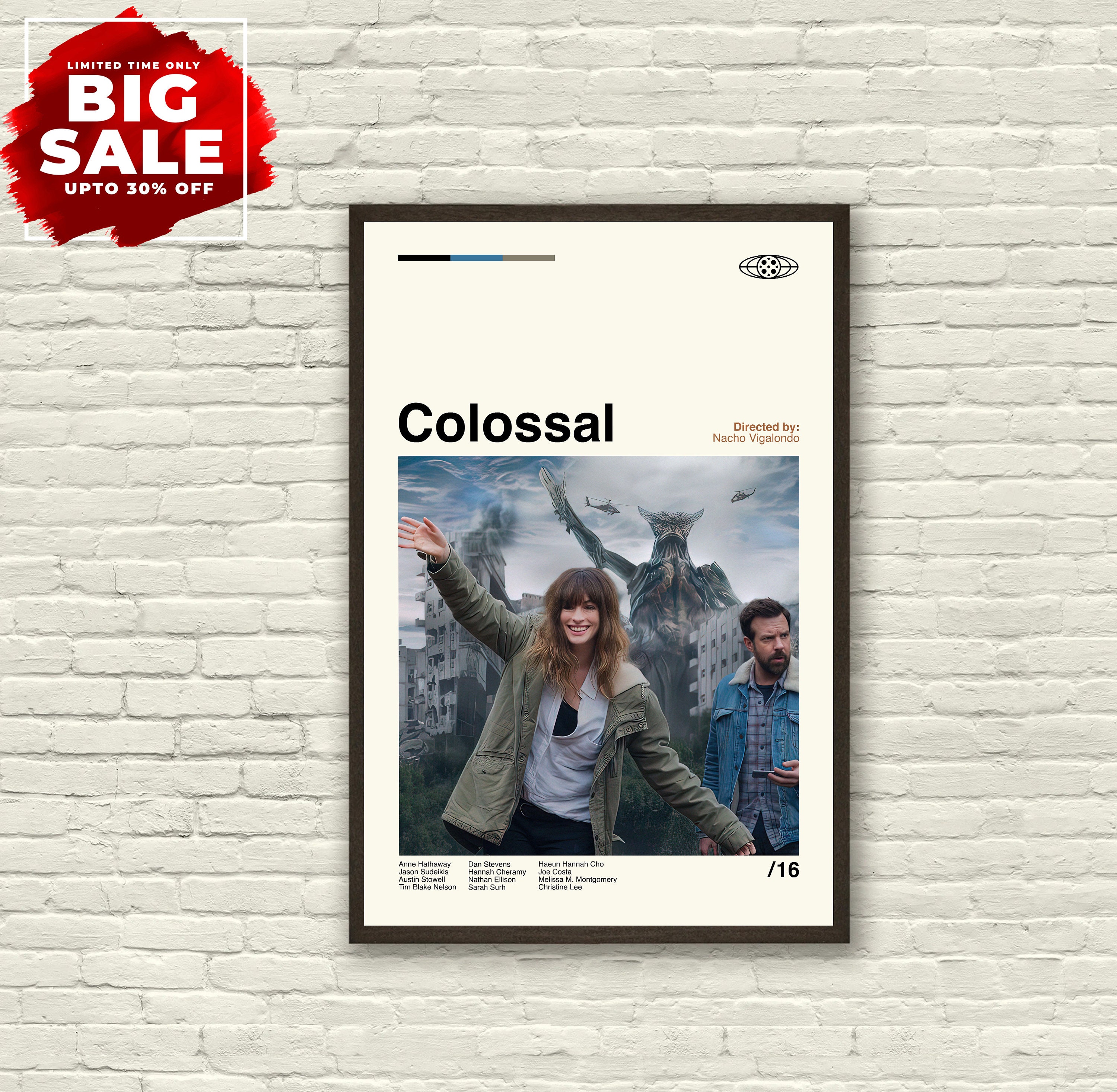 Colossal Poster - Nacho Vigalondo - Movie Poster - Minimalist Art ...