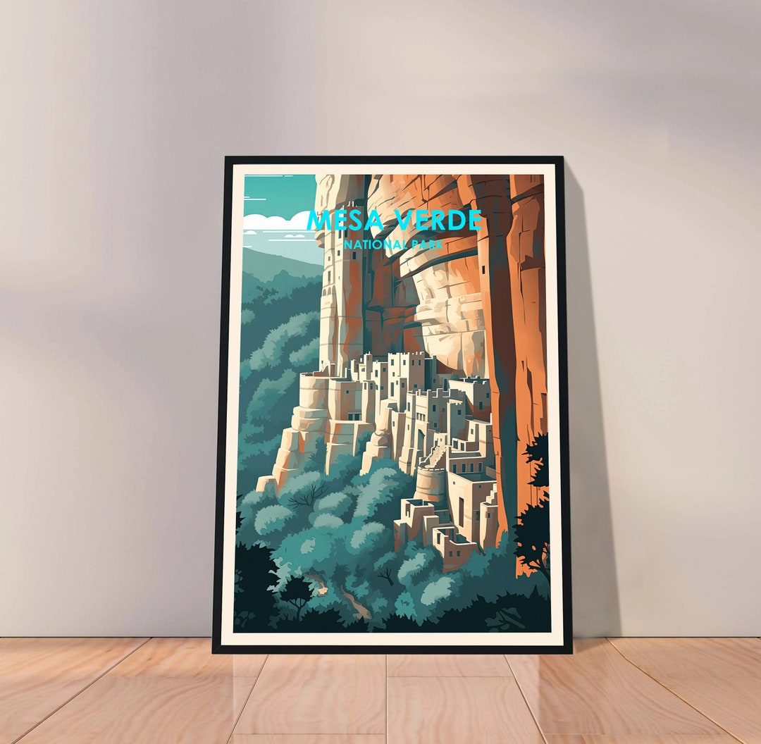 Mesa Verde National Park Poster Mesa Verde Poster Mesa Verde - Etsy