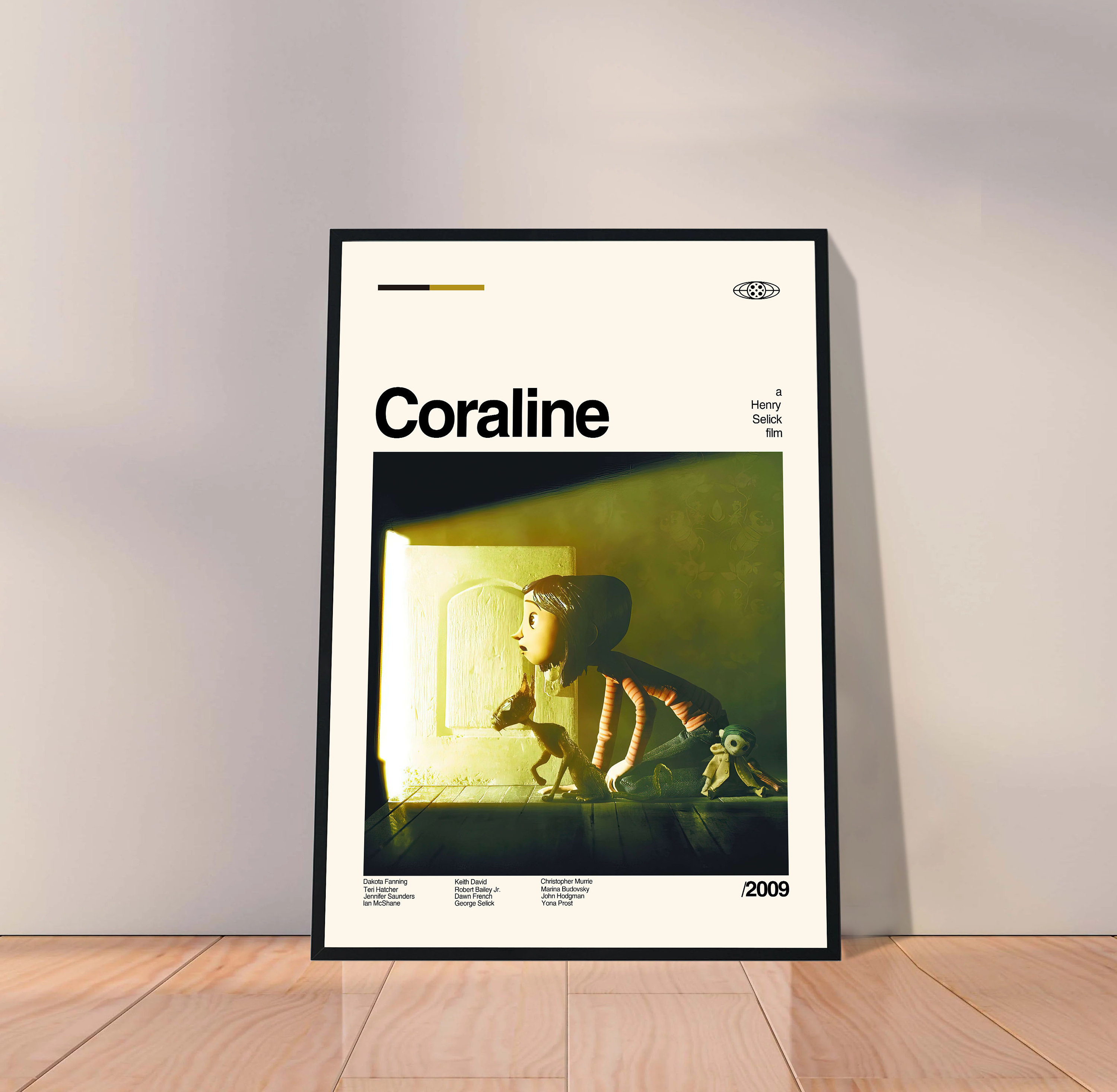 Coraline Poster Coraline Movie Poster Minimalist Art - Etsy Australia