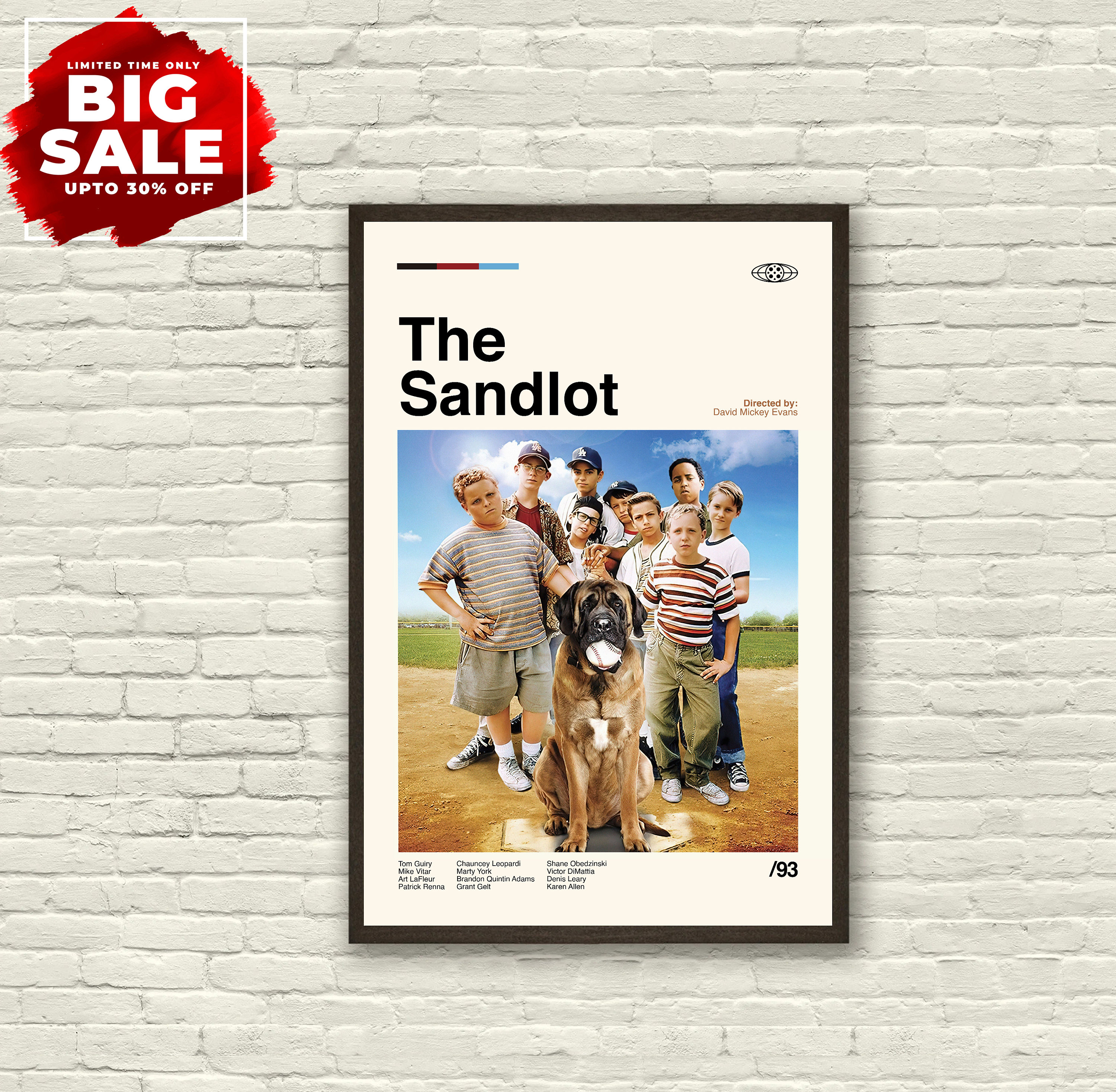 The Sandlot Poster - The Sandlot Movie Poster sold by Inês Lourenço ...