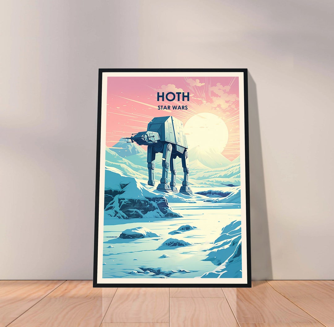 Hoth Poster Star Wars Poster Hoth Print Hoth Planet Poster - Etsy