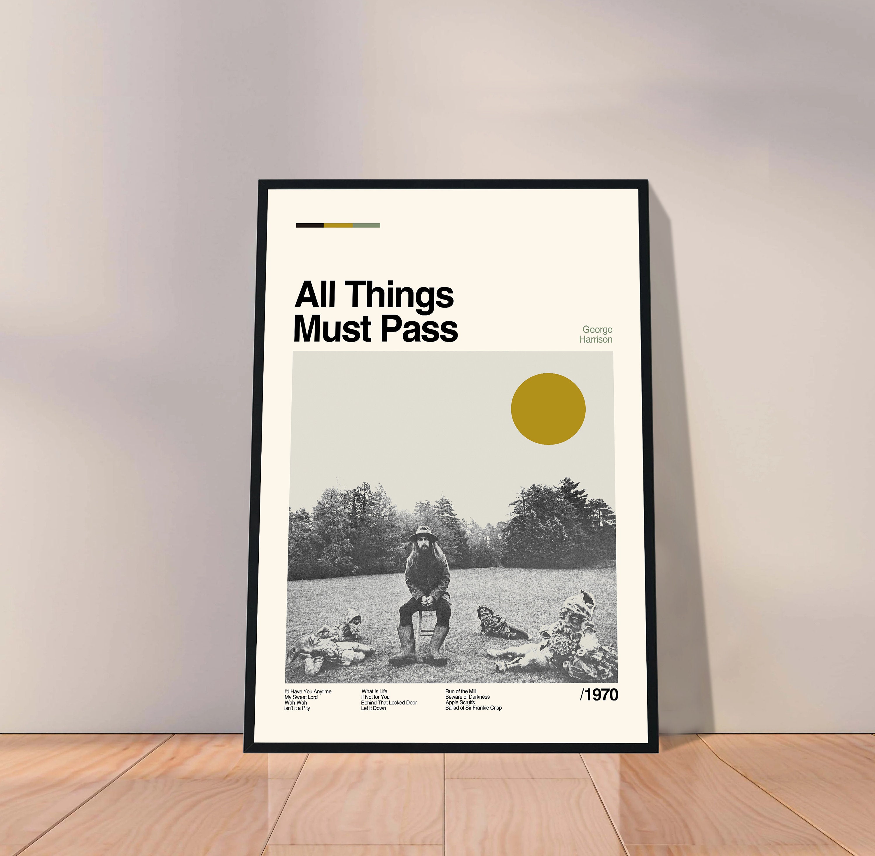 George Harrison All Things Must Pass Poster