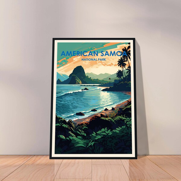 American Samoa Poster - Etsy