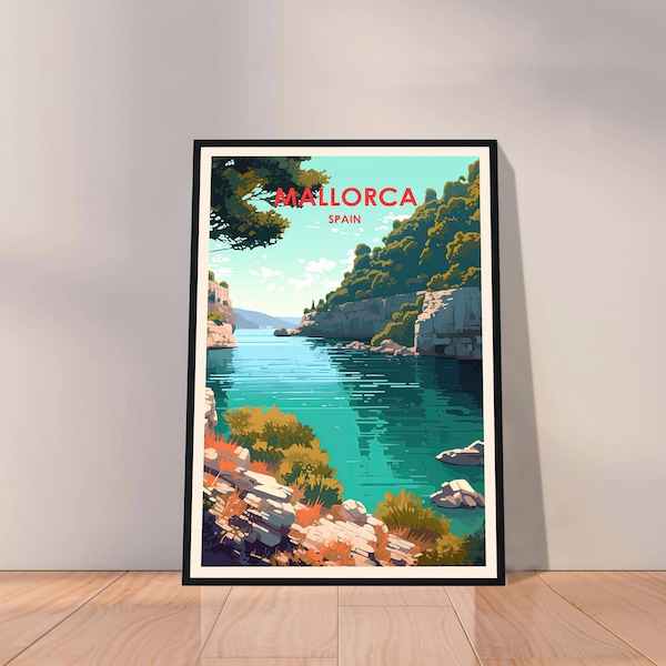 Mallorca Poster - Etsy