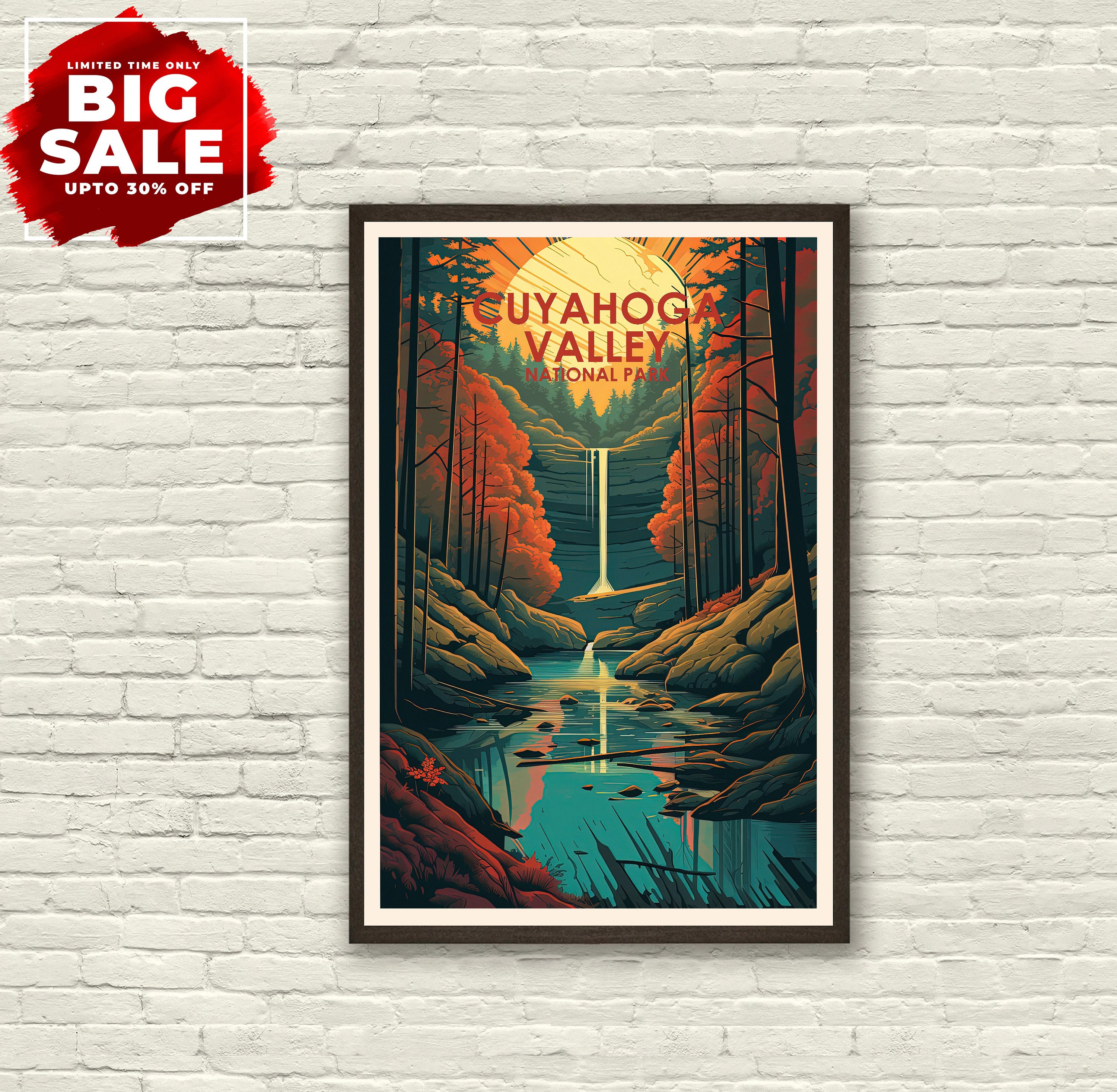 Cuyahoga Valley National Park Poster, Cuyahoga Valley Poster, Travel ...