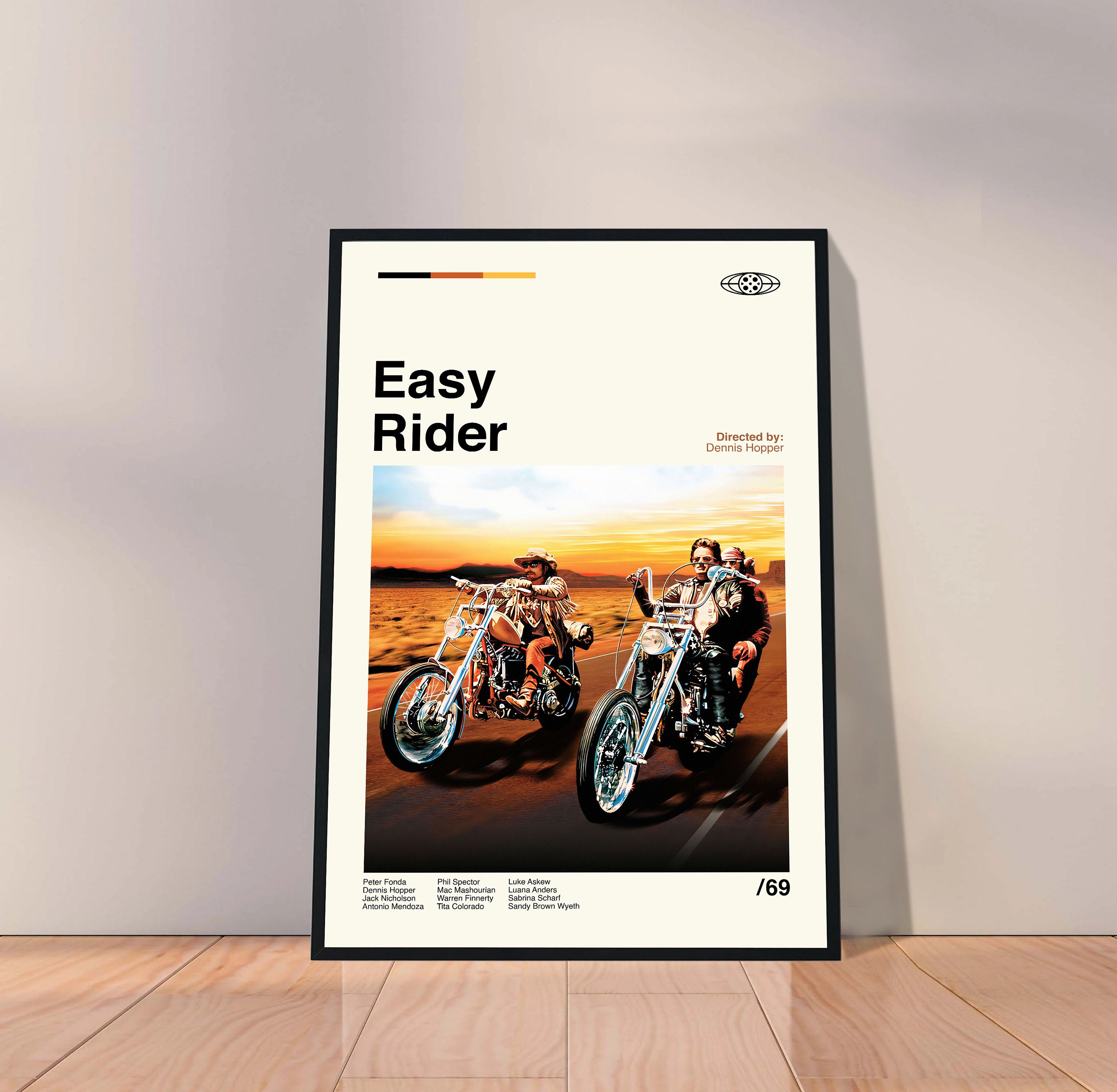 Easy Rider Middle Finger Poster