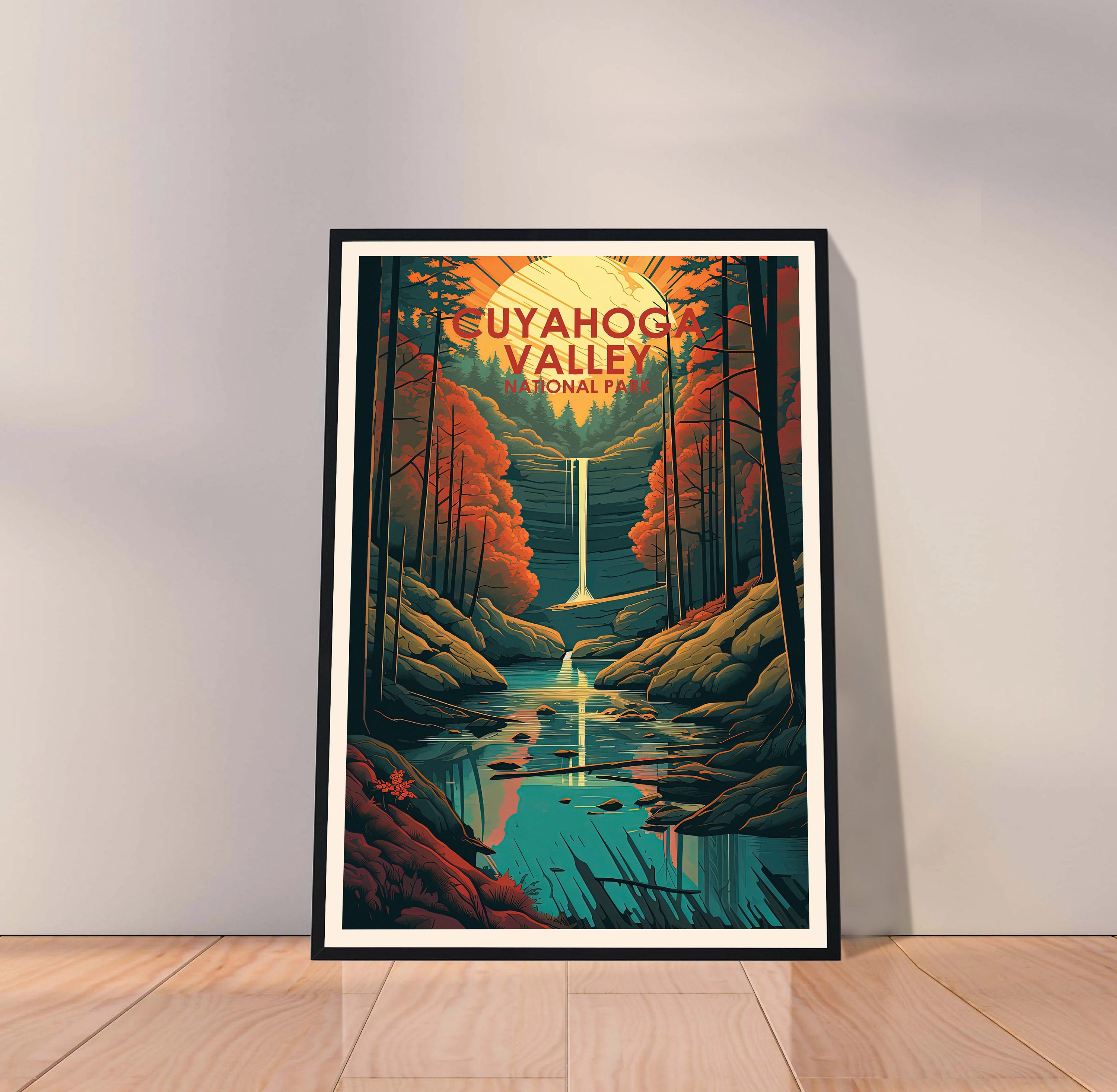 Cuyahoga Valley National Park Poster, Cuyahoga Valley Poster, Travel ...
