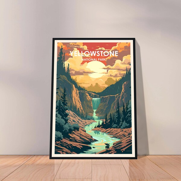 Yellowstone Poster - Etsy