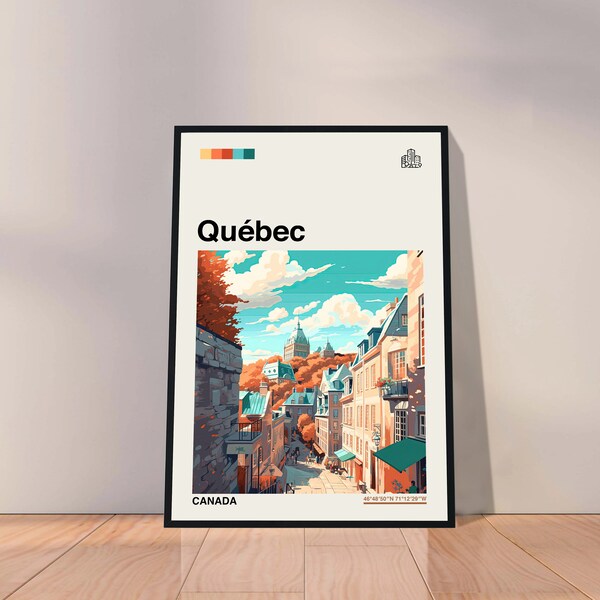 Québec Travel Poster - Etsy