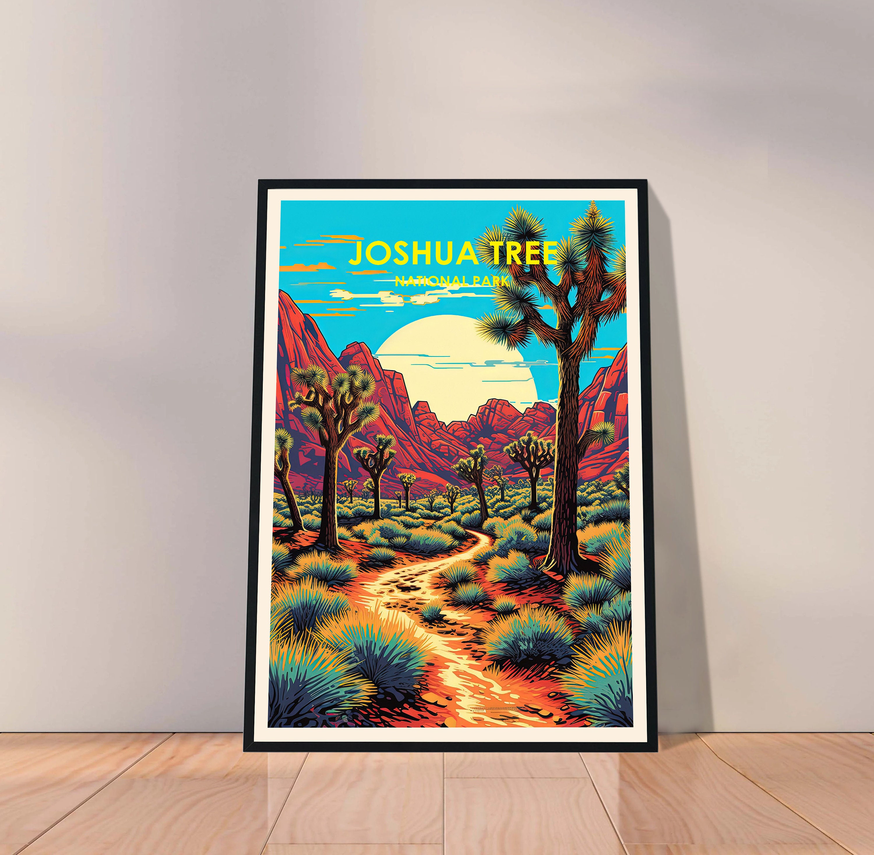 Joshua Tree National Park Poster, Joshua Tree Poster sold by Topping ...