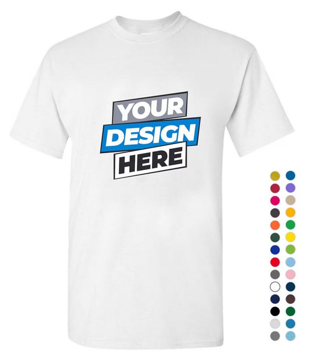 Custom Tees, Custom Mens Shirts, Custom Shirts, Make Your Own Shirt - Etsy