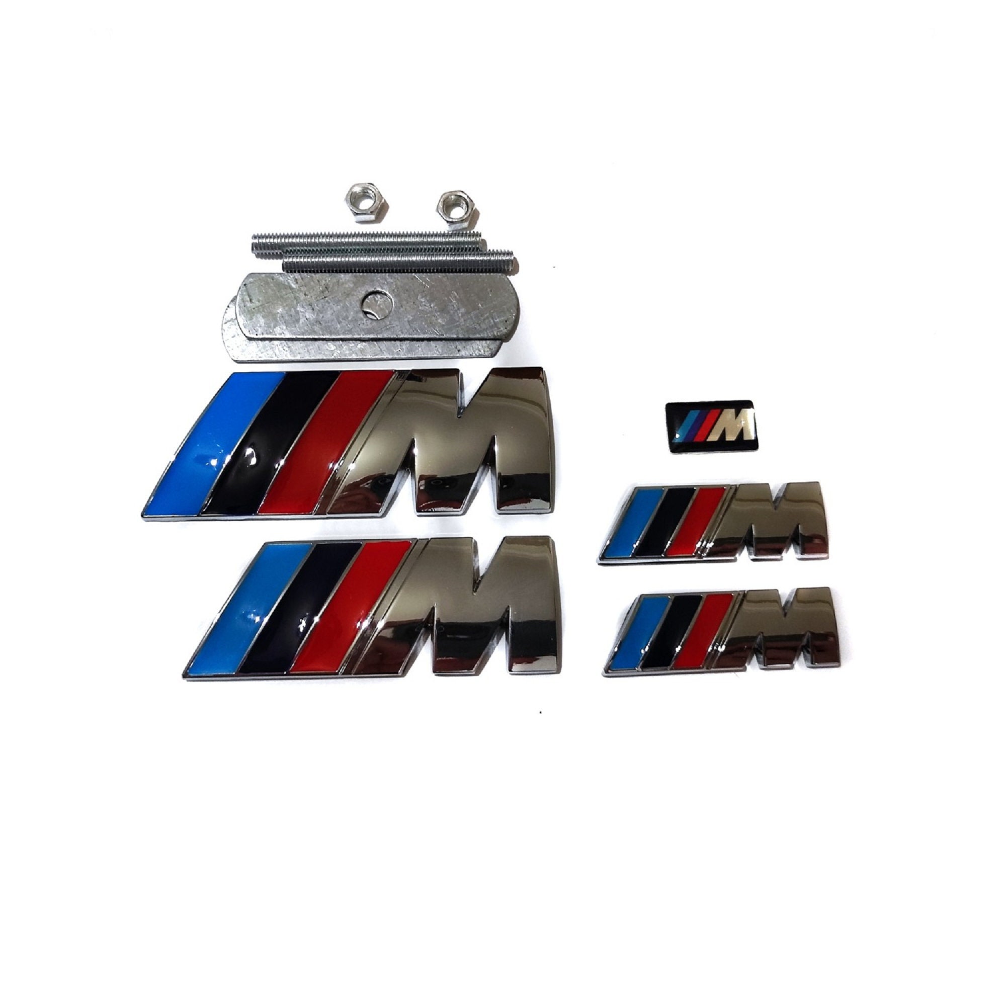 Full BMW M Logo Badge SET Sport Emblem for Steering Fender - Etsy UK