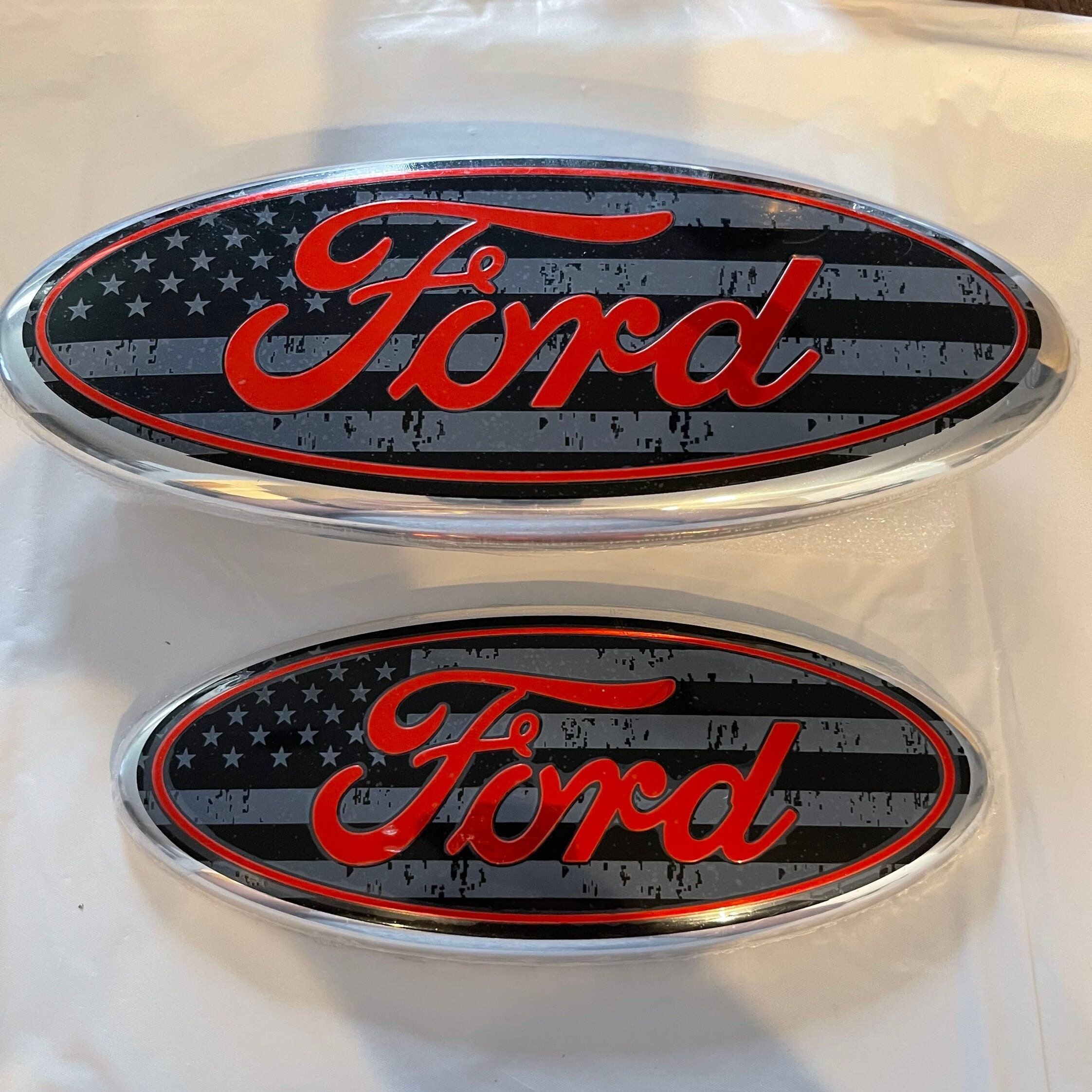 Camo Ford Grill Emblem