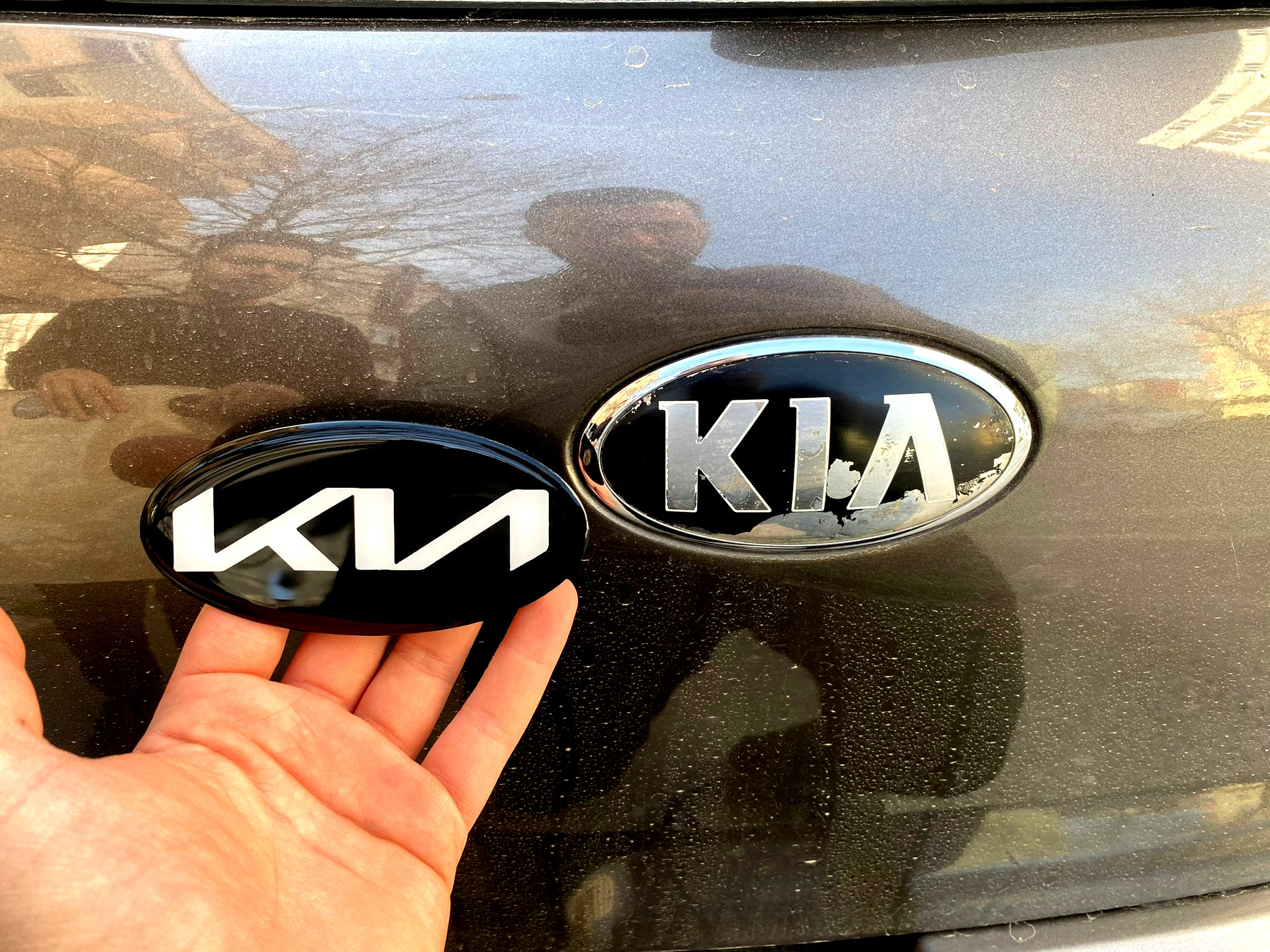 3D KIA Emblem Overlay New Logo Full Set Front Back - Etsy UK