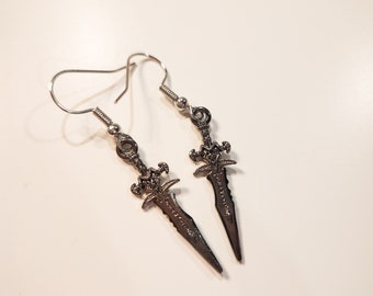 3D Printed World of Warcraft Horde Symbol Earrings - Etsy