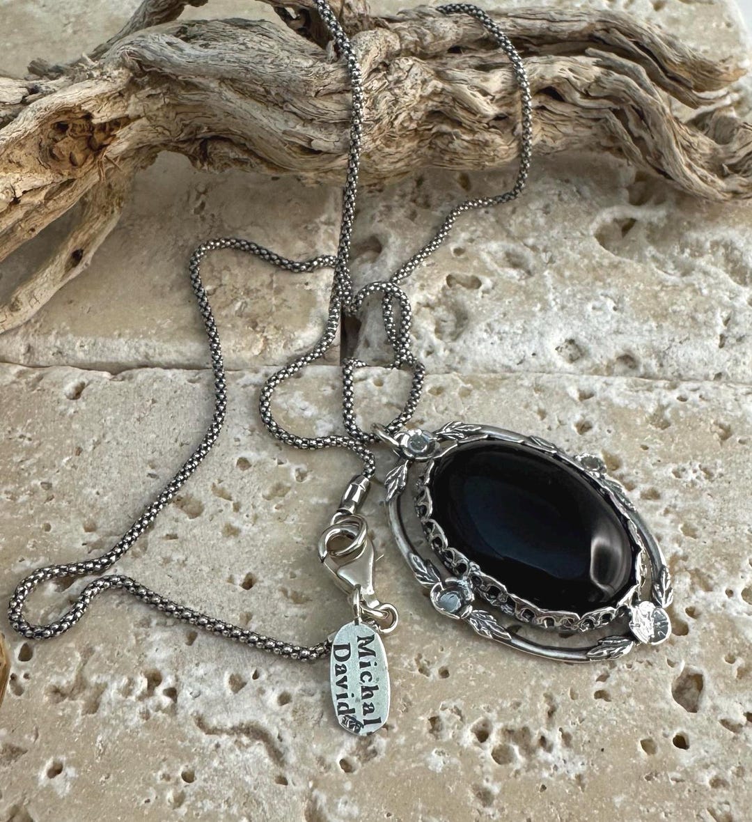 Victorian and Vintage-inspired Necklace Adorn With Sterling Silver ...