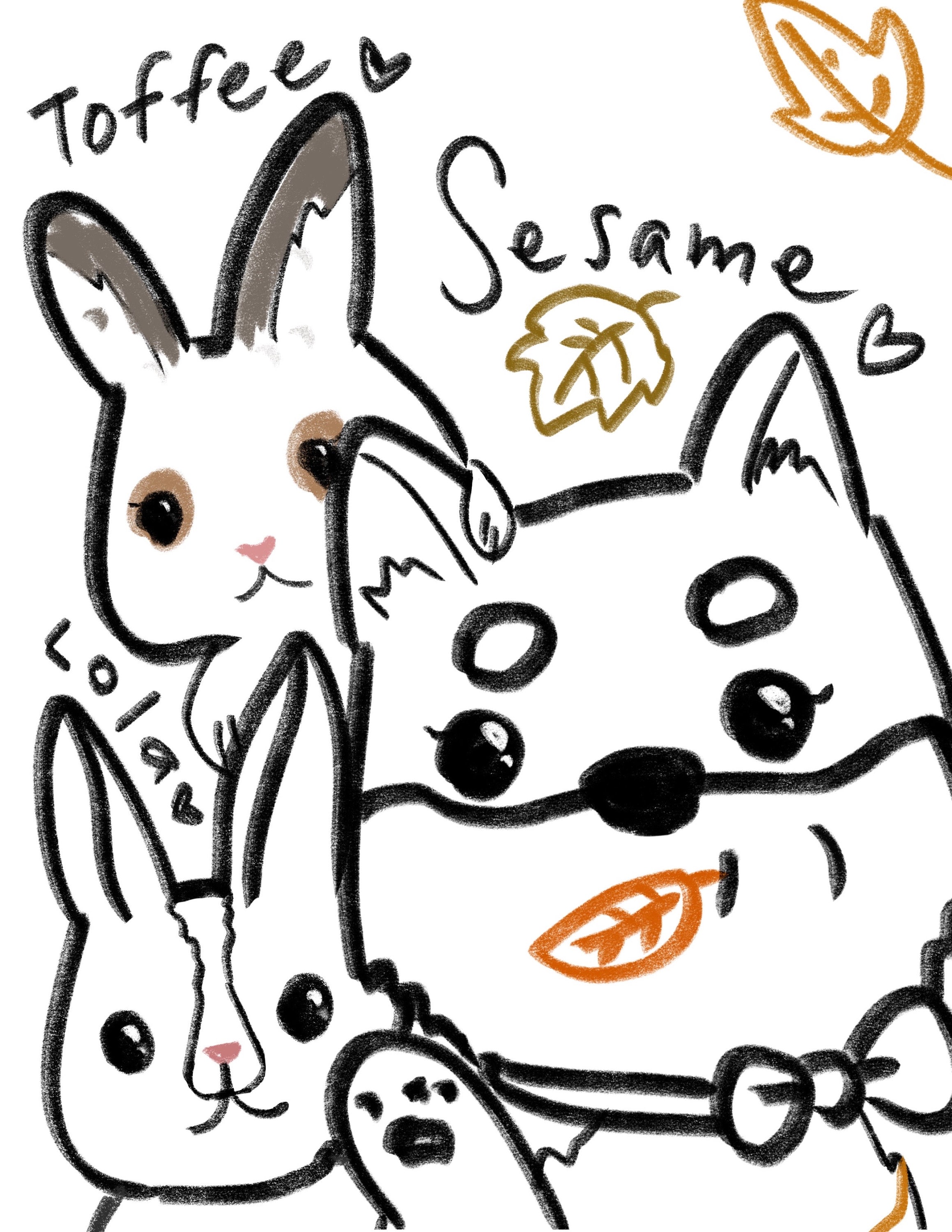 Custom Cursed Pet Portraits by Send Doodz - Etsy