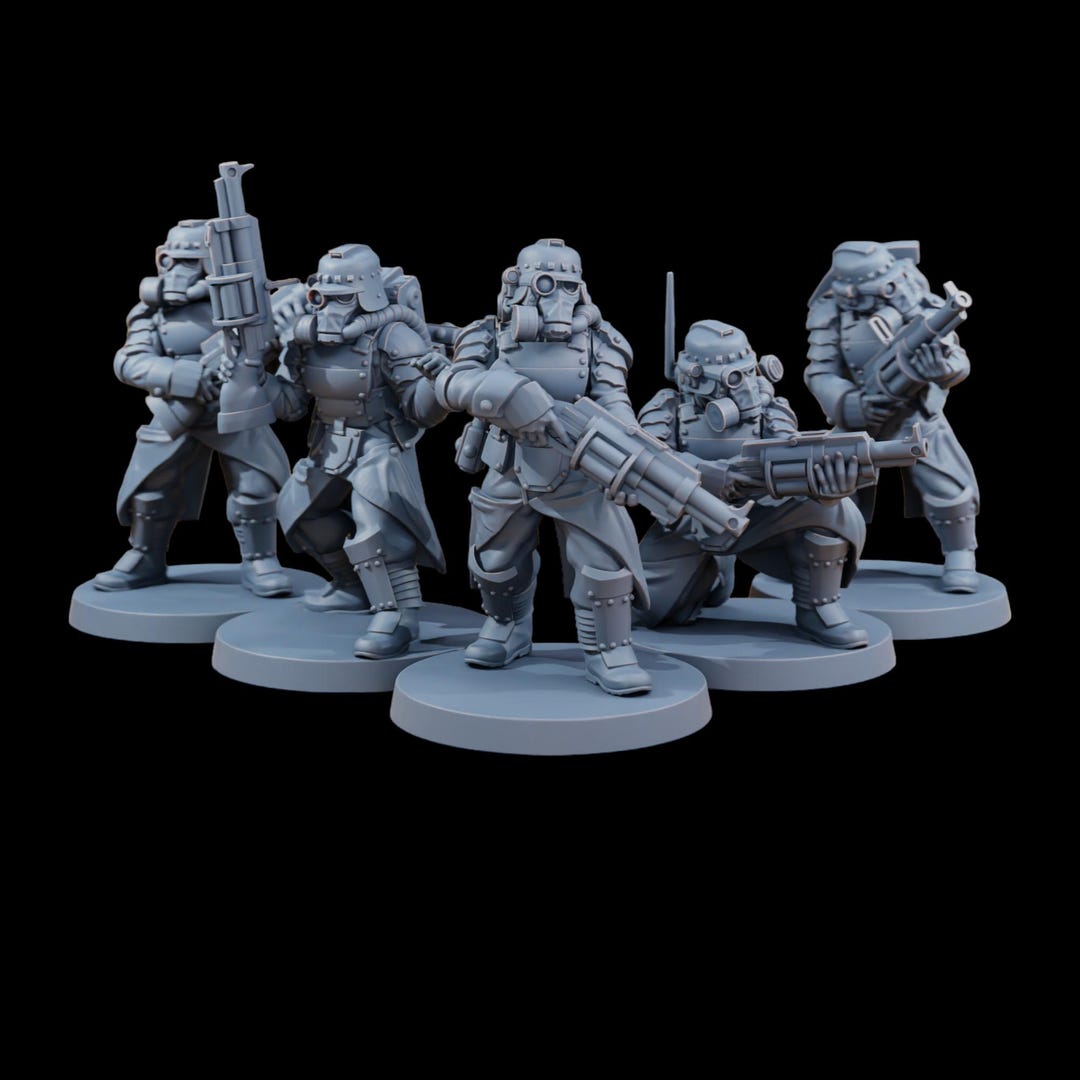 STL Files Grimguard Proxy Miniature Grimdark Tabletop Miniatures - Etsy