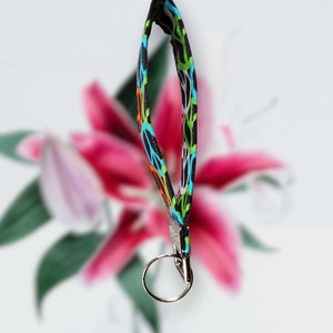 Key Fob Keychain | Handmade Keychain | Wristlet Keychain | Multicolored ...