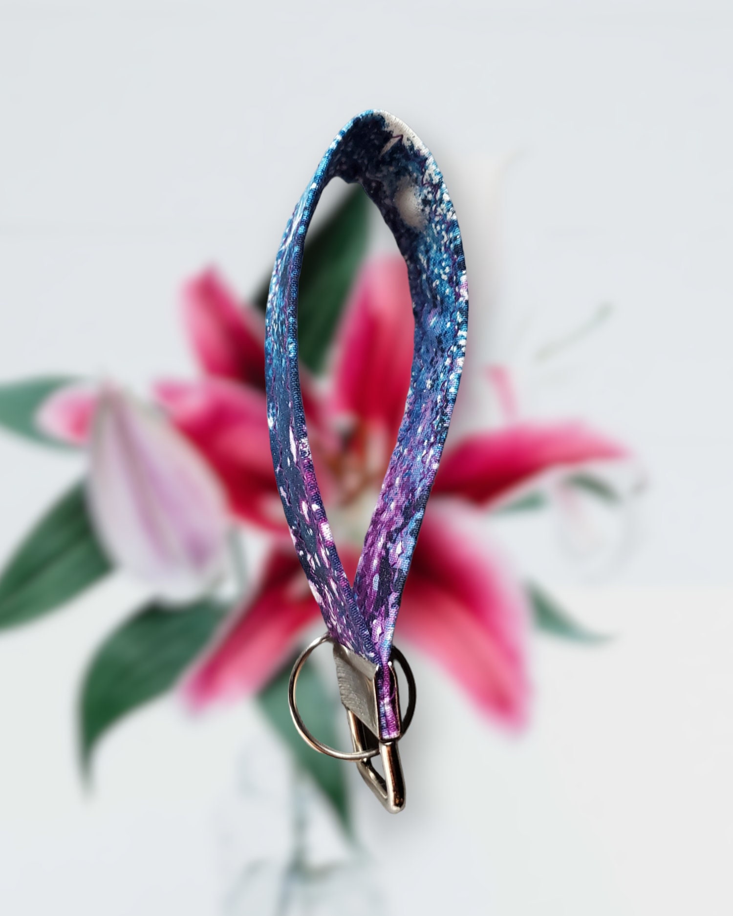 Key Fob Keychain Handmade Keychain Wristlet Keychain Multicolored ...