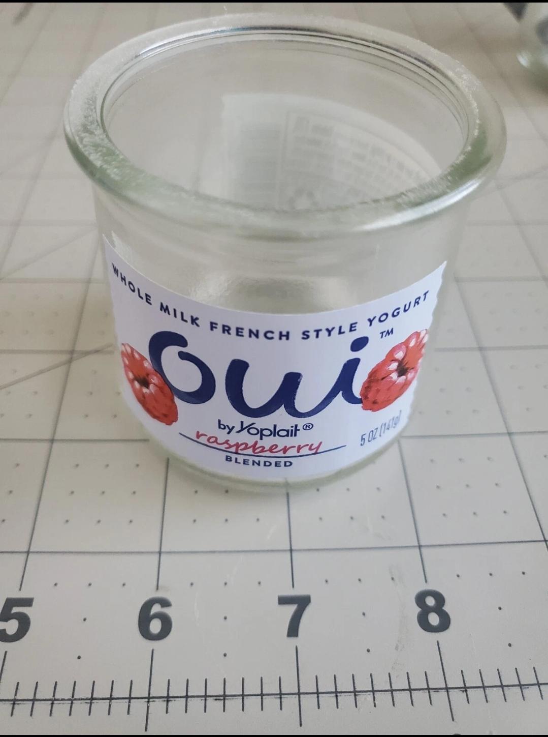 Empty Oui Yoplait Jars, 5 Oz.oz. Crafts, DIY, SET OF 10 Jars - Etsy