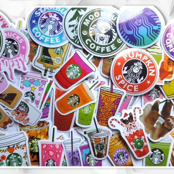 Starbucks Stickers - Etsy