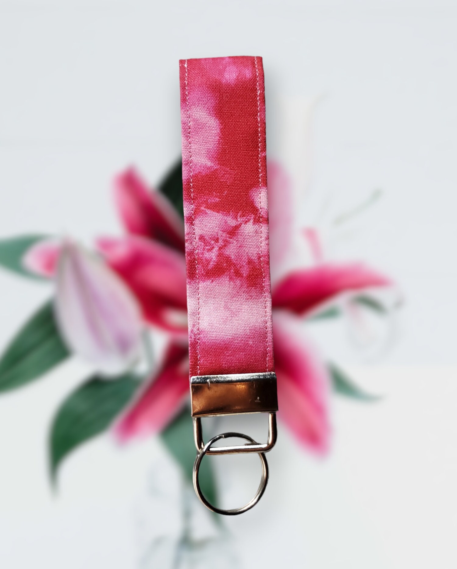 Key Fob Keychain Handmade Keychain Wristlet Keychain Multicolored ...