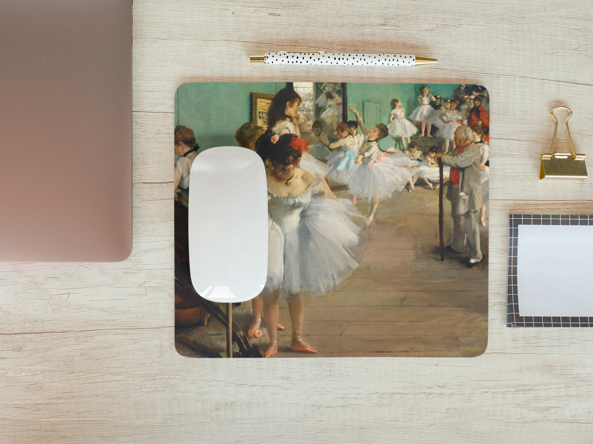 Degas Mousepad. Edgar Degas Mouse Pad. Degas - the Dance Class (1874 ...