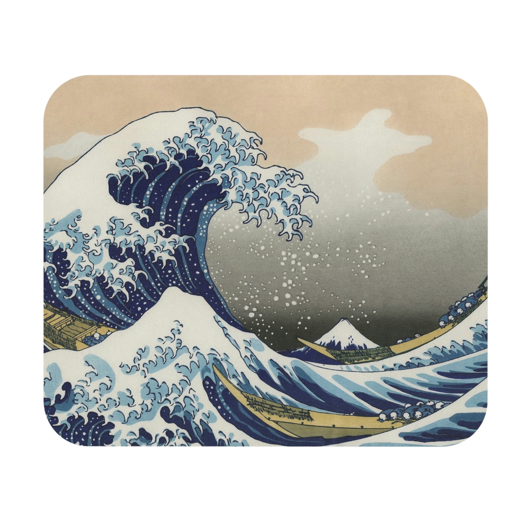 Hokusai's the Great Wave at Kanagawa Mousepad. the Great Wave Mouse Pad ...