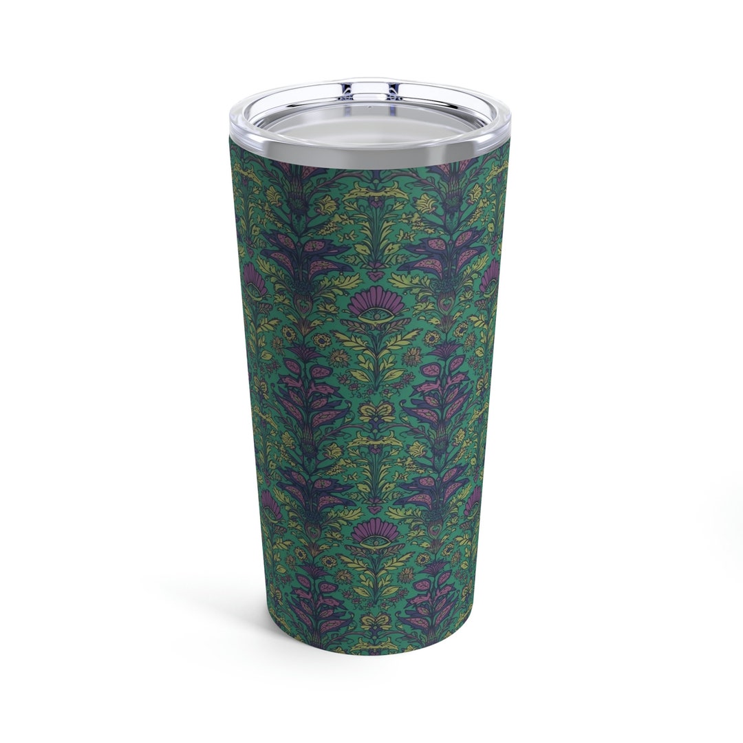 Purple and Green Indian Pattern Stainless Steel Cup - Etsy