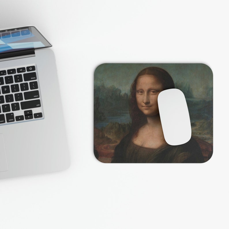 Leonardo Da Vinci's Mona Lisa. Mouse Pad. Art Mouse Pad. - Etsy Australia