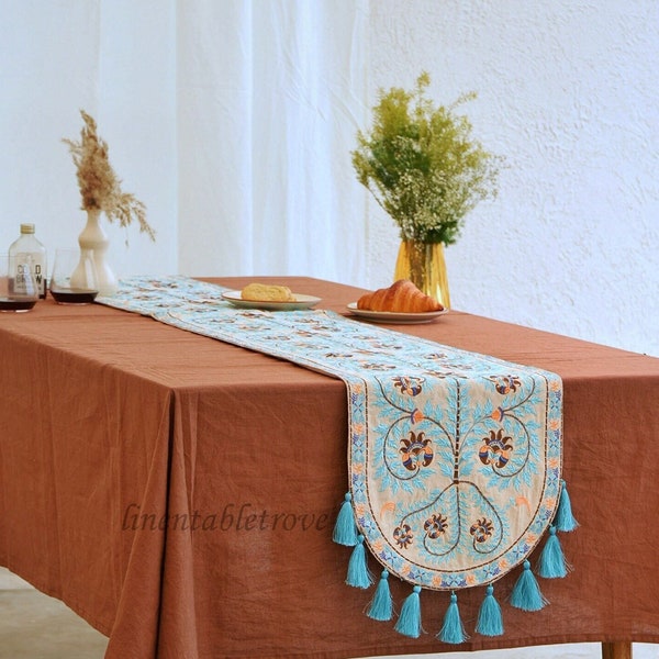 Boho Table Runner - Etsy