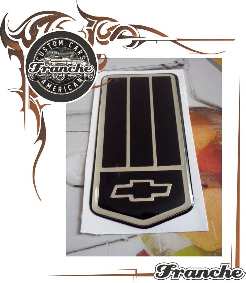 Anagram Emblem Chevrolet Camaro Nose 4th Generation 93 -2002 Bi-tone ...