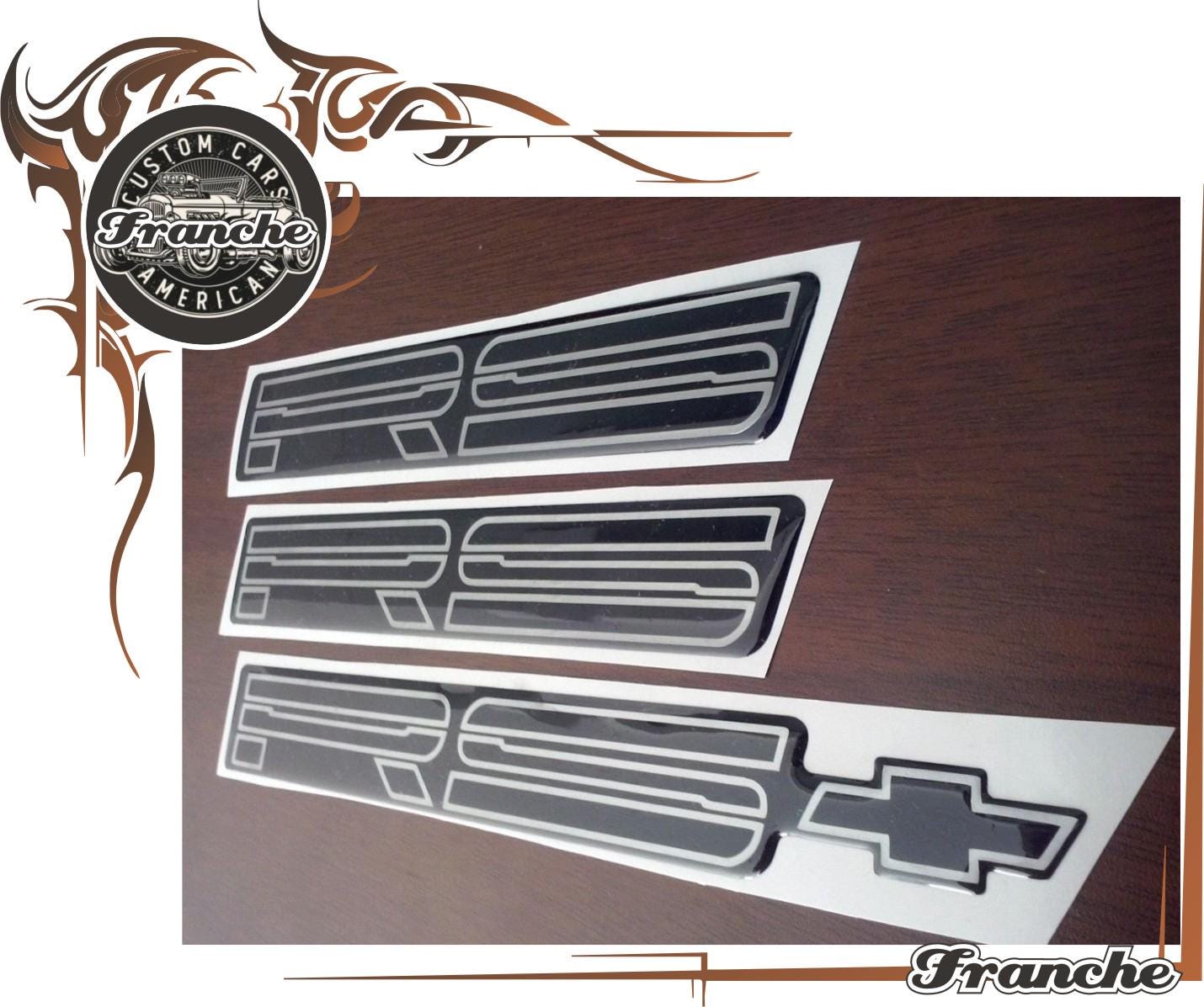 Chevrolet Camaro RS Emblem Kit 3rd Generation Minimalist Art - Etsy