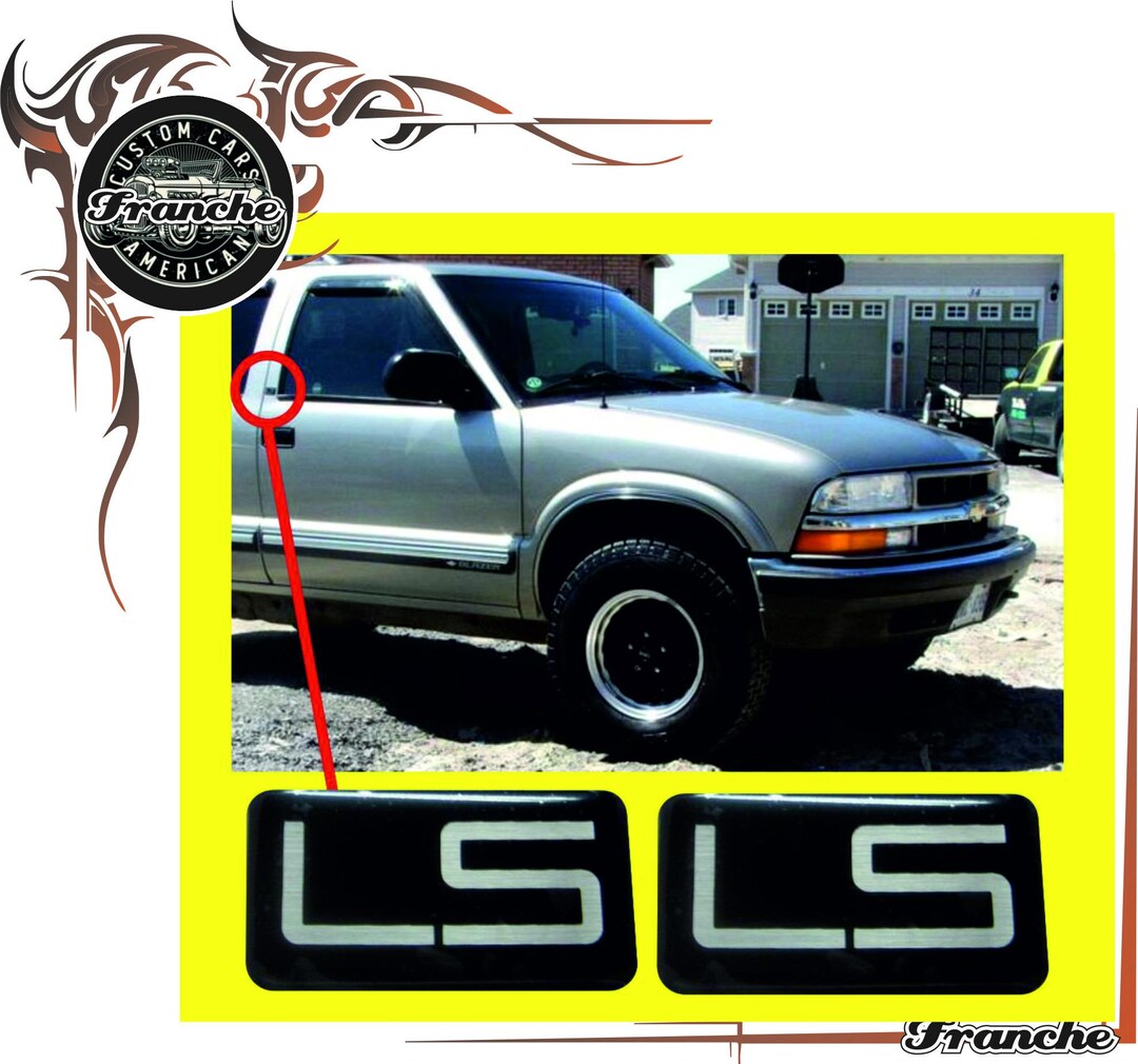 Ls-emblems -logo Nameplate Chevrolet Blazer 1994-2004 Set X2 - Etsy