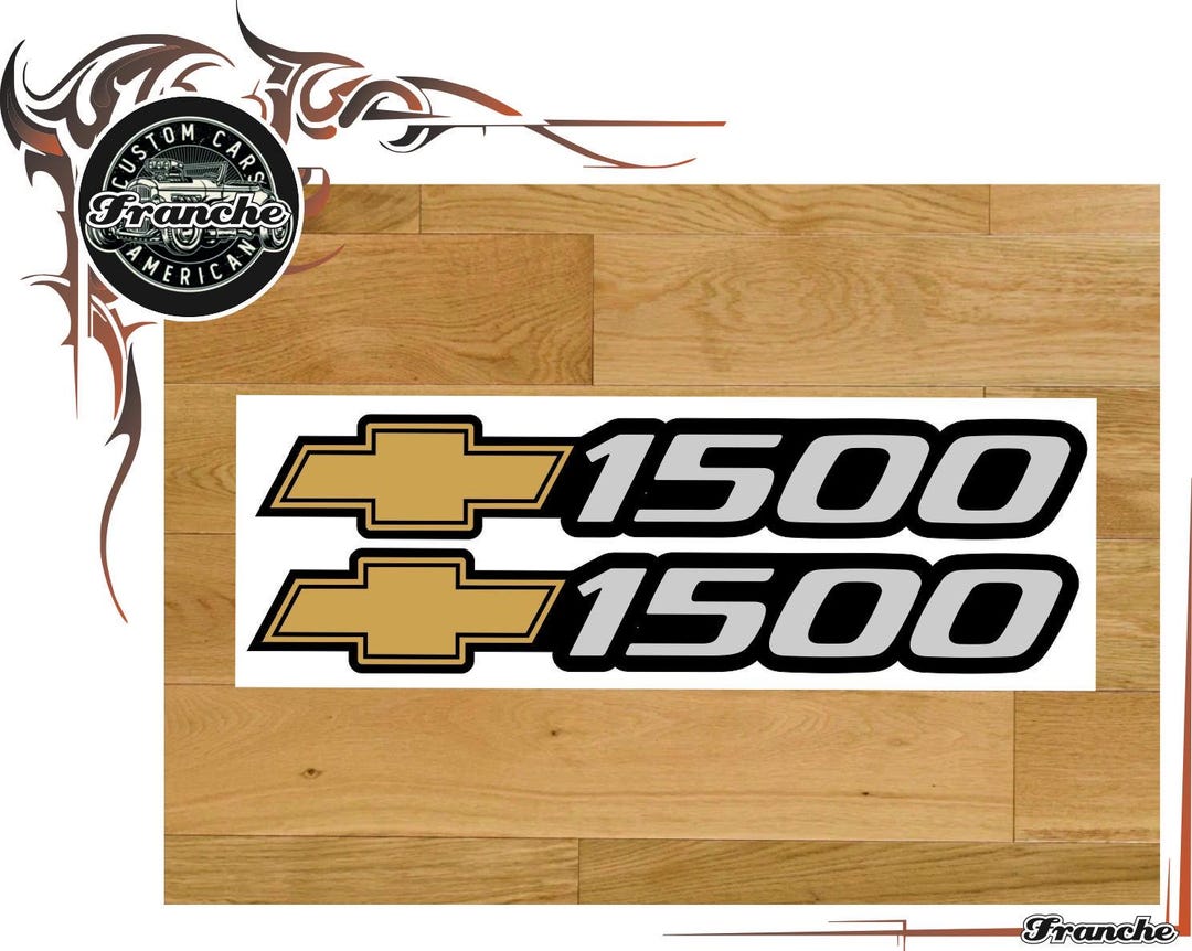 Chevrolet Cheyenne Stickers Silverado 1500 Door Logo Decals Set X2 - Etsy