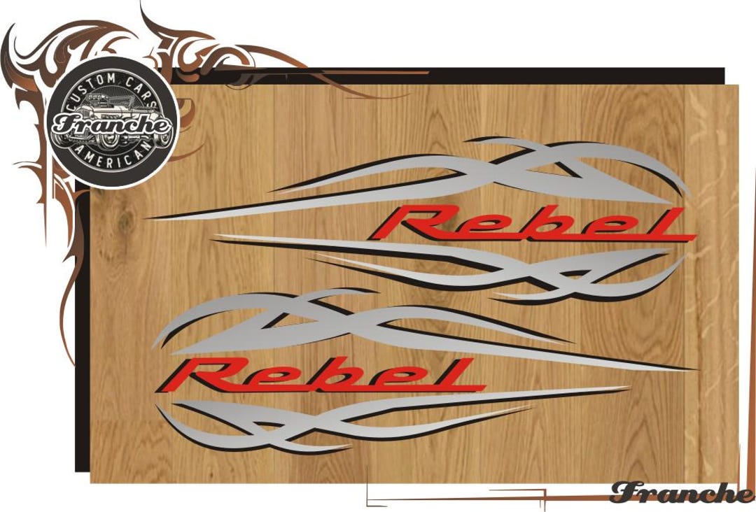Motorcycle Stickers Kit Honda Rebel CMX250 Custom X2und - Etsy