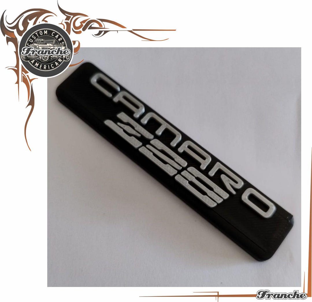 93-02 Camaro Z28 - Dash Radio Plaque Emblem NEW Black - Metallic Gray ...