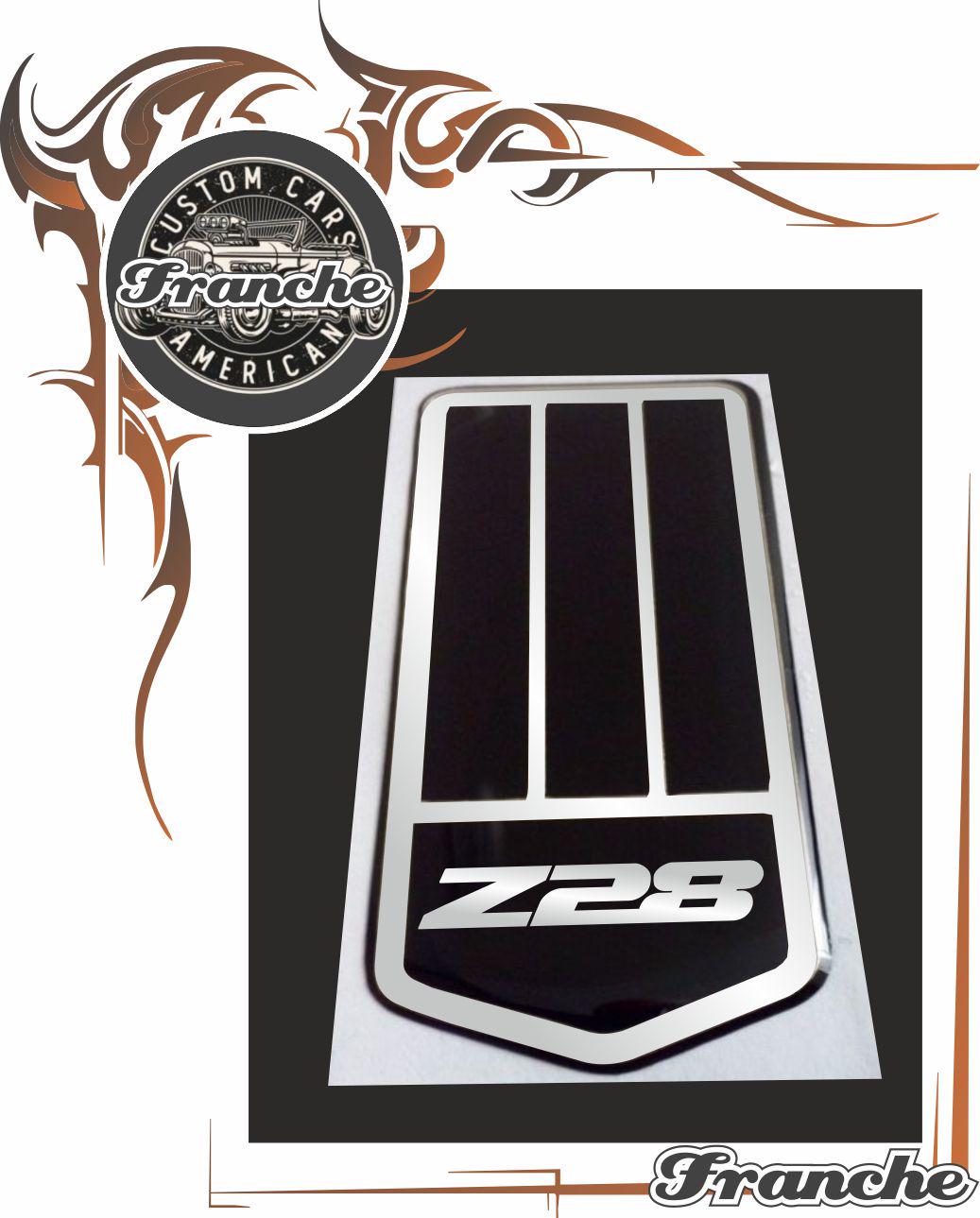 Z28 Logo 1968 Camaro Z/28 Standard Emblem Kit OE Quality! 1967, 1968