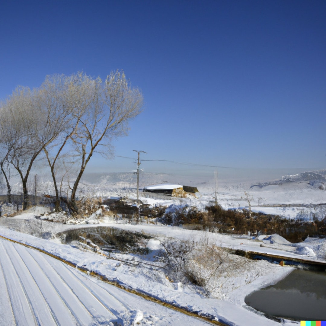 4 PRINTABLE SNOW Scenes INSTANT Download - Etsy