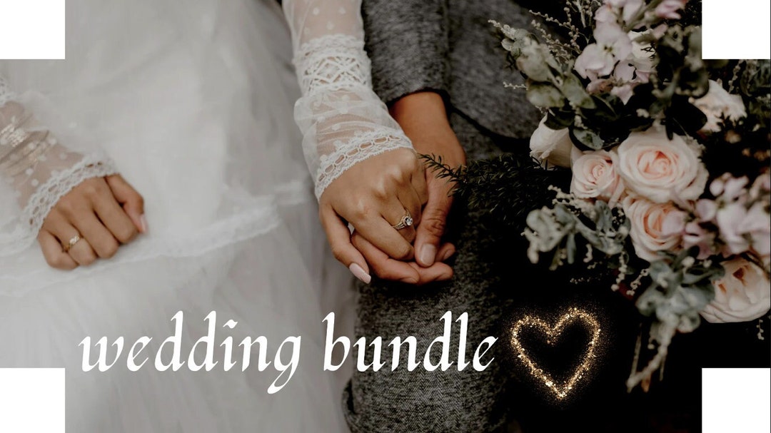Wedding Bundle Instant Download Template, Electronic Cards, Electronic ...