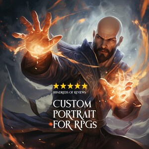 Personalized Custom Character Portraits for Table Top, Dnd Character ...
