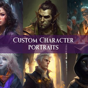 Custom Character Commission, Custom Portrait, Dungeons and Dragons ...