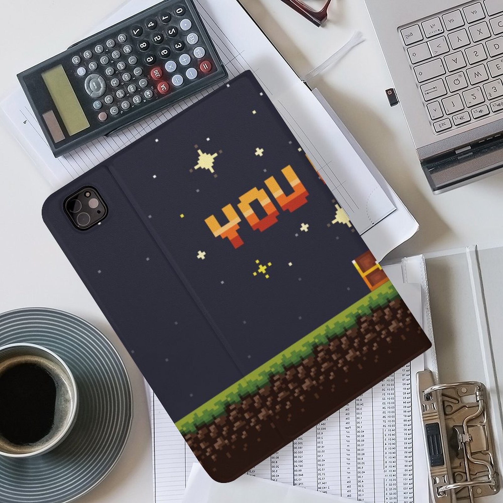 Universe Game iPad Case Gamer Pixel Art Case iPad Case With - Etsy