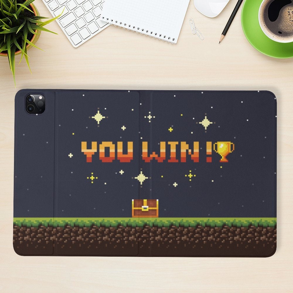 Universe Game iPad Case Gamer Pixel Art Case iPad Case With - Etsy