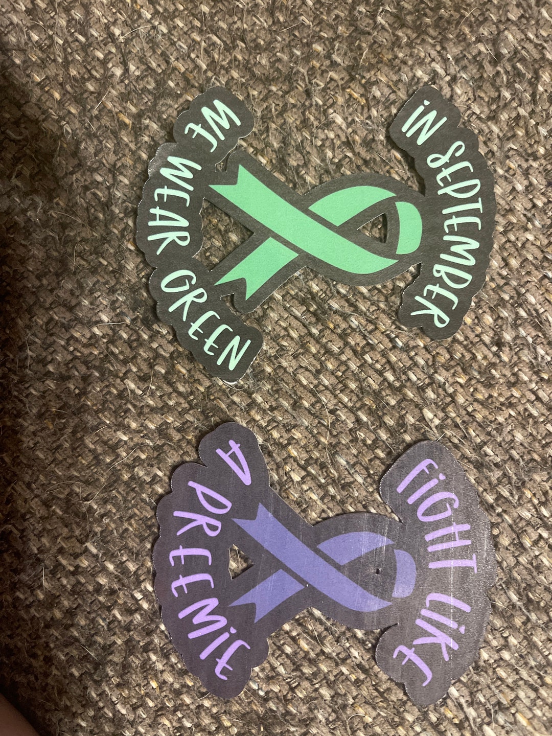 Preemie/nicu Ribbon Stickers - Etsy