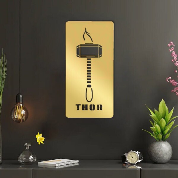 Thor Wall Decor - Etsy