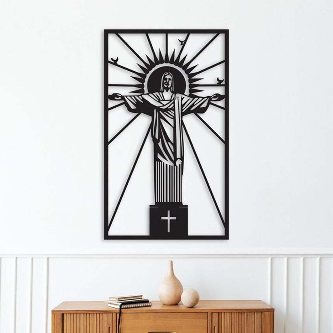 Jesus Christ Wall Decor Religious Artworks Christian Metal - Etsy