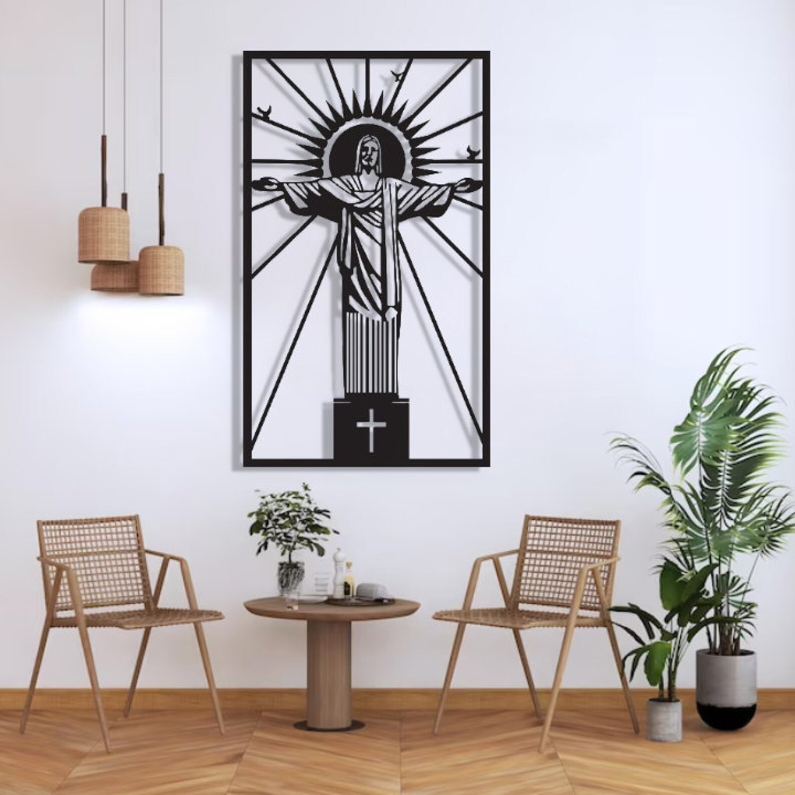 Jesus Christ Wall Decor Religious Artworks Christian Metal - Etsy