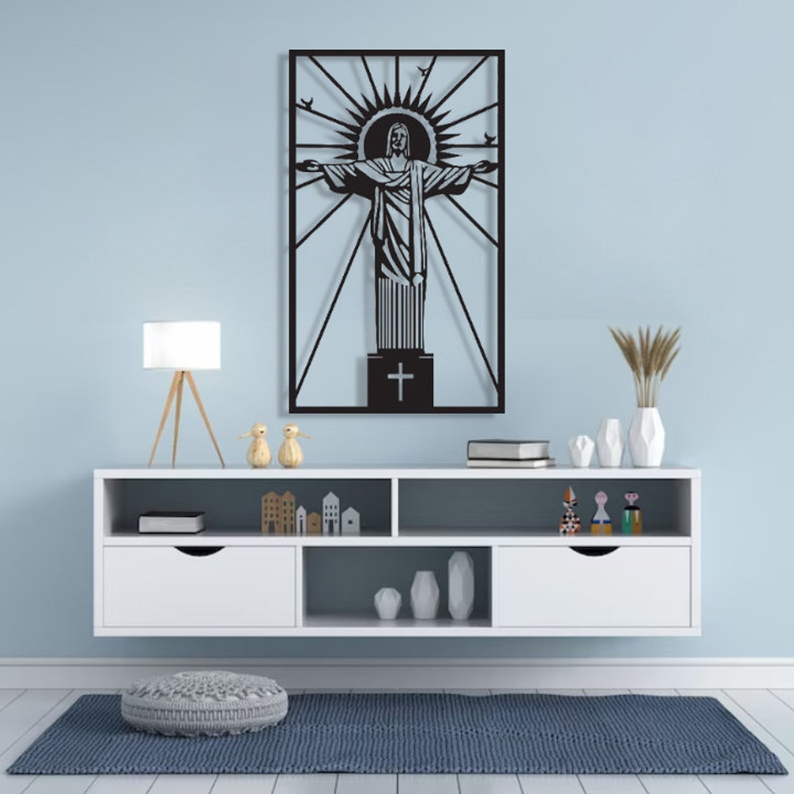 Jesus Christ Wall Decor Religious Artworks Christian Metal - Etsy